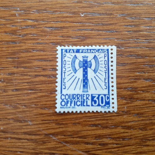 Timbre France service n°2 neuf ** côte 80€ | eBay