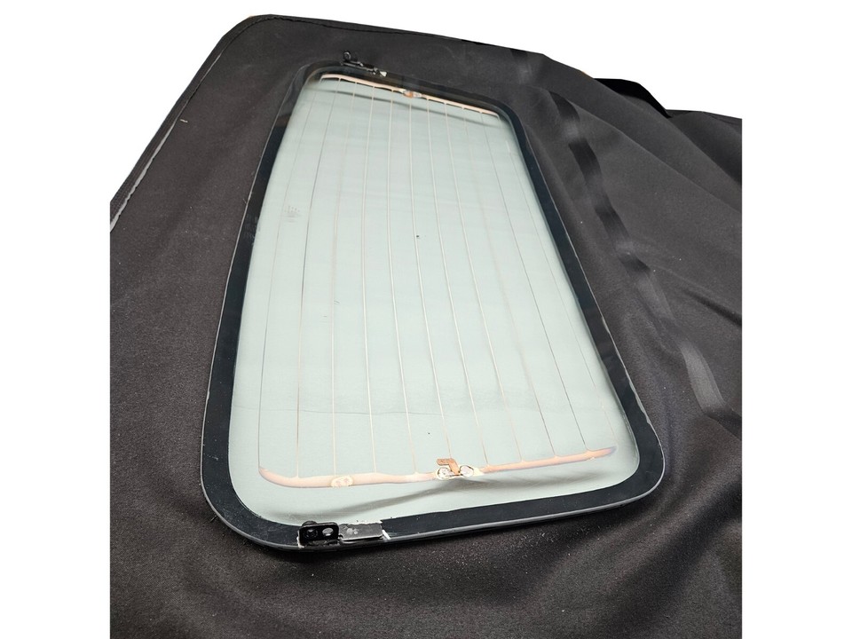 Fits: VW Cabrio 2001-02 Soft Top W/Heated Glass window Haartz Black ...