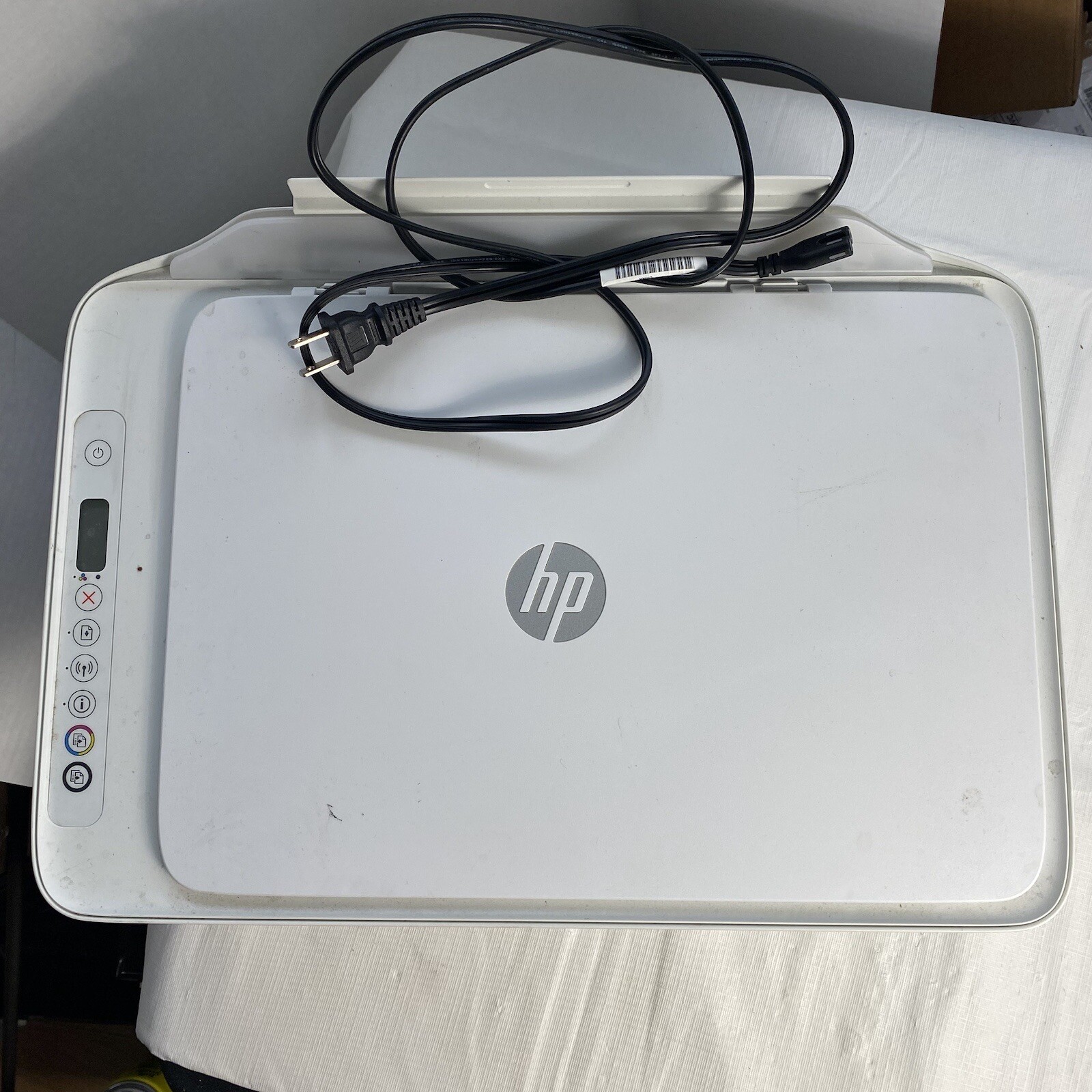HP DeskJet 2652 All-in-One Color Inkjet Printer Wireless Fax Copy Print ...