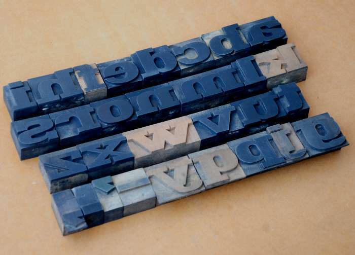 A-Z alphabet 1.77" letterpress wooden printing blocks wood type vintage print | eBay