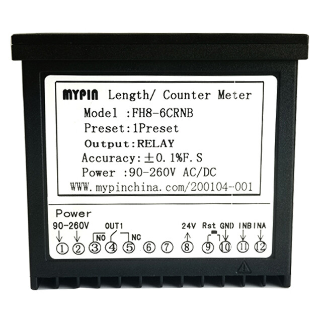 upgrade New 6 LED Digital Textile Counter Meter with switch sensor eh ...