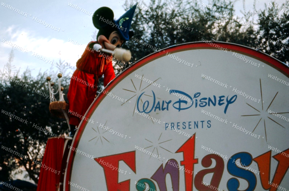 Disneyland Disney Parade Mickey Mouse Drum 1967 Original 35mm Photo ...