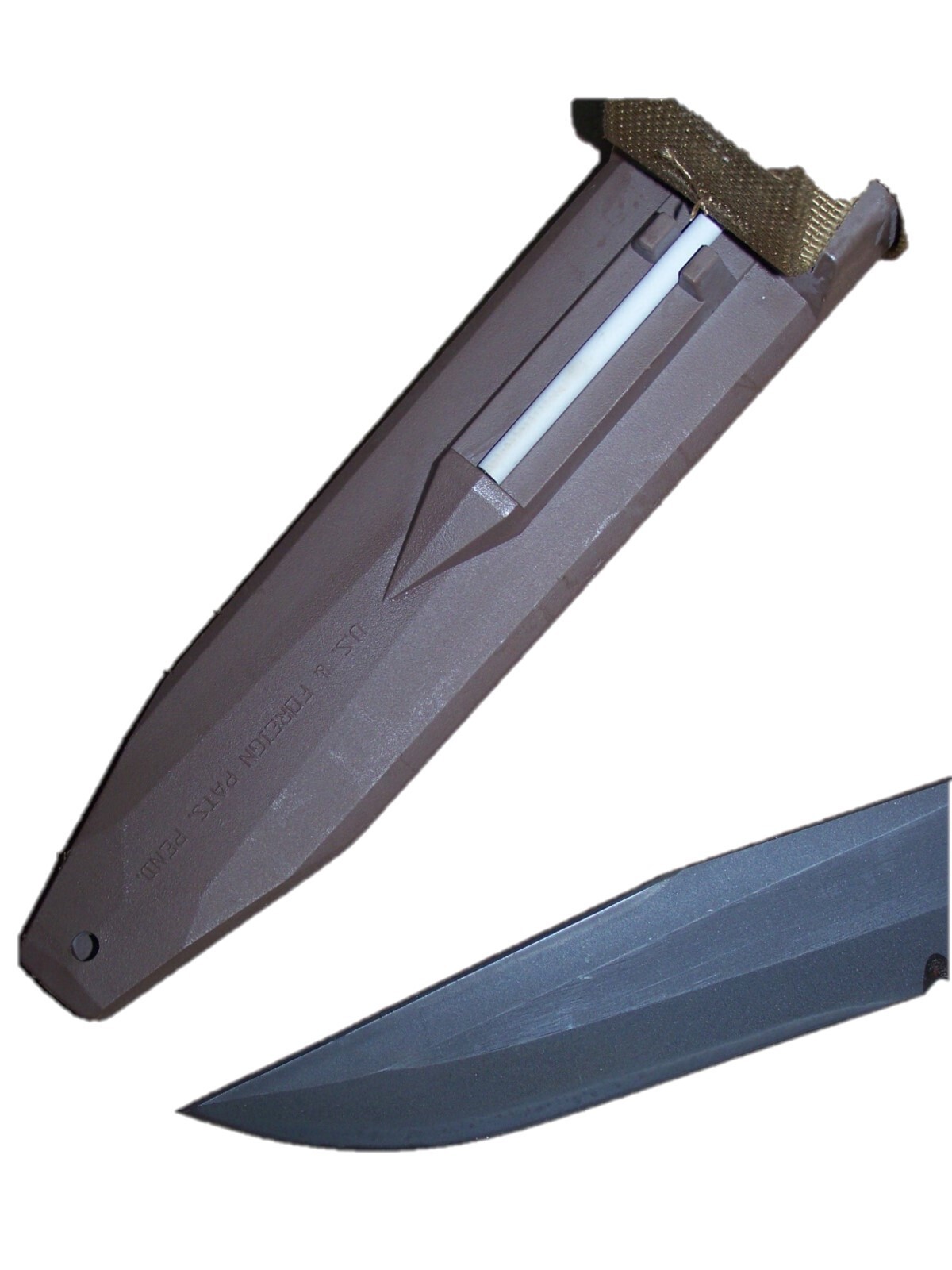 OKC-3S Knife Bayonet & Scabbard USMC Ontario Knife Company Genuine ...