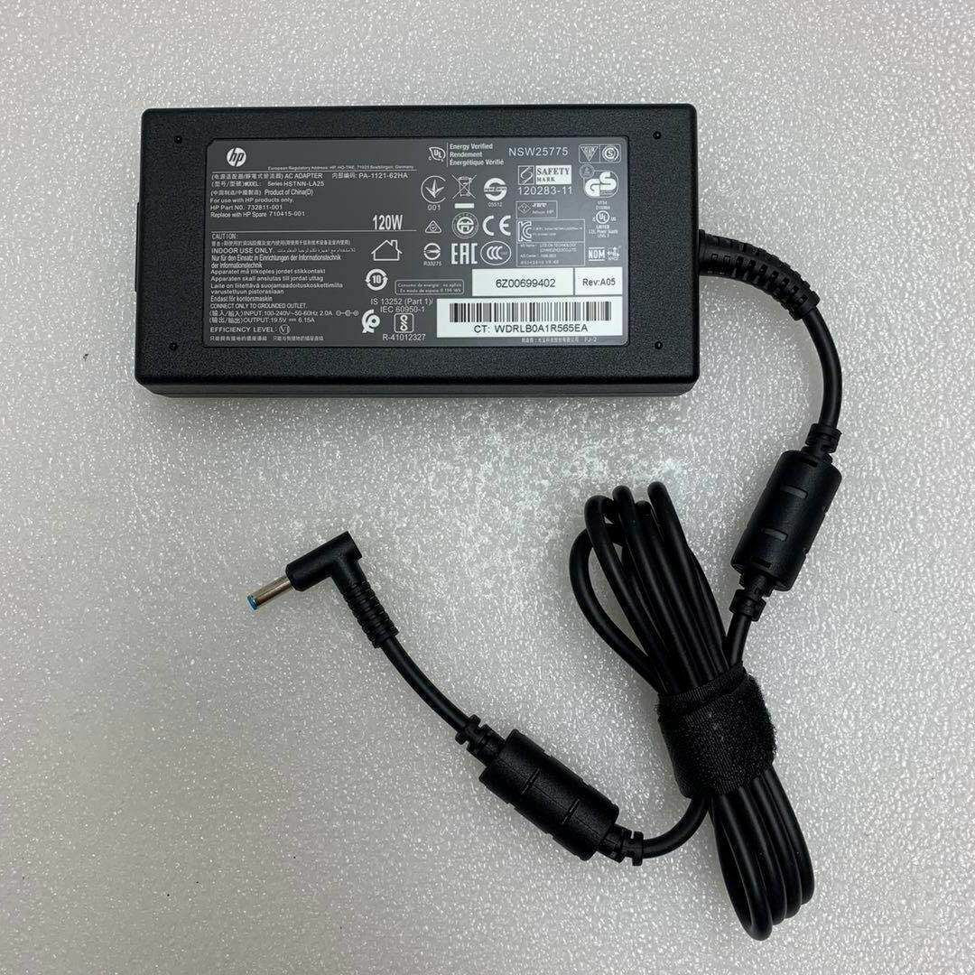 Original OEM HP Laptop AC Power Adapter 120W 19.5V 6.15A HSTNN-LA25 NO ...