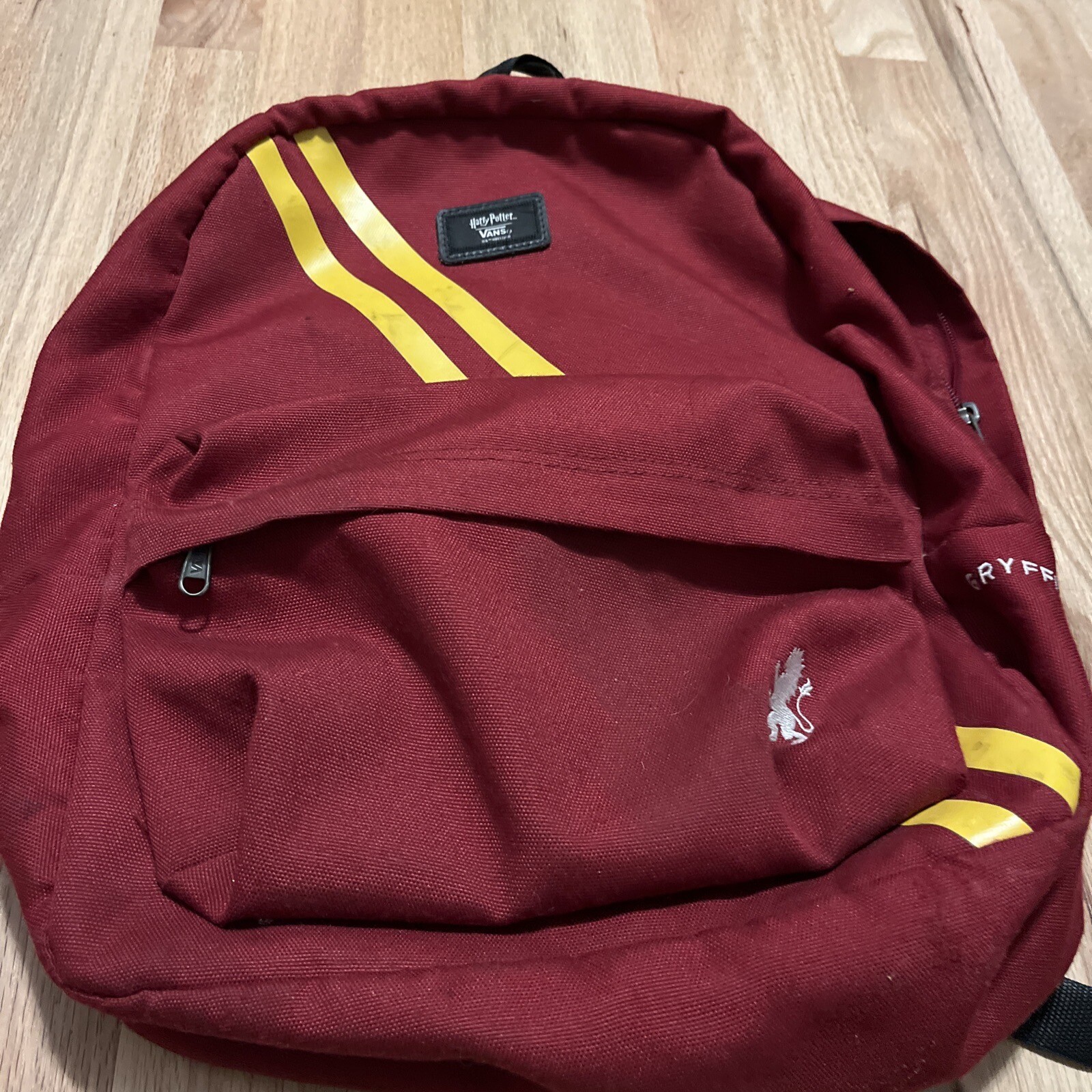 Vans Harry Potter Gryffindor Backpack - Red Burgundy Rucksack School ...