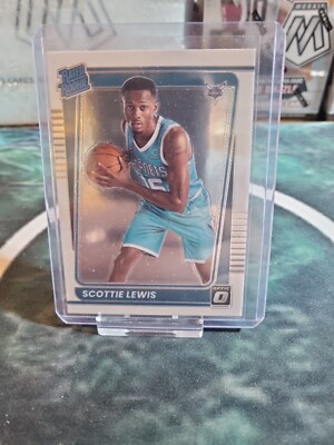 SCOTTIE LEWIS 2021-22 Panini DONRUSS OPTIC RATED ROOKIE #196 Charlotte ...