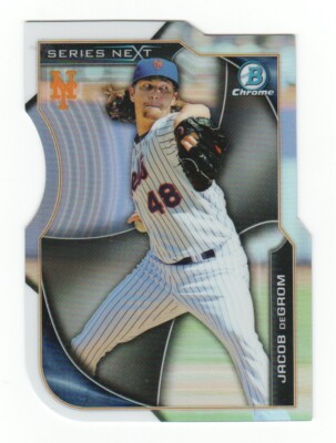 JACOB deGROM 2015 BOWMAN CHROME SERIES NEXT REF DIE CUT SN-JD | eBay