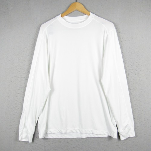 Greg Norman Shirt Mens Medium White Base Layer Long Sleeve Lightweight ...
