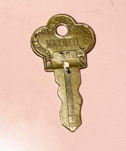 Vintage Maxwell Motor Car Automobile Ignition Key Detroit 1904 Chrysler ...
