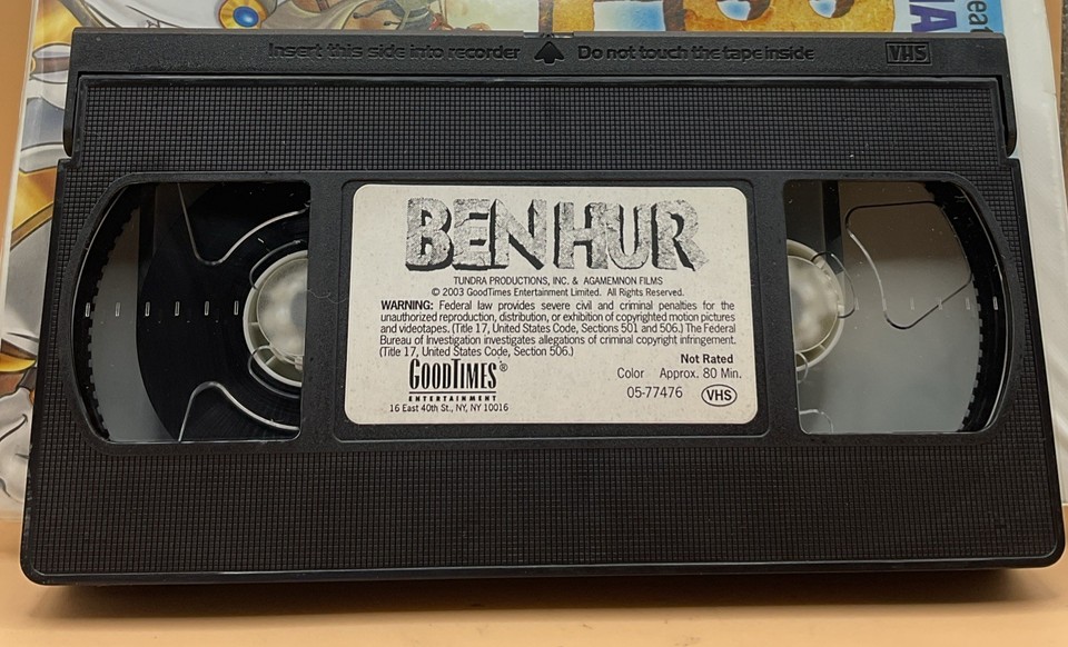 Ben Hur VHS 2003 Clamshell Animated Charlton Heston **Buy 2 Get 1 Free ...