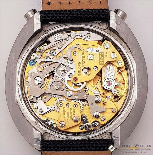 Serviced BULOVA BULLHEAD Parking Meter Chronograph Automatic Cal 12 ...