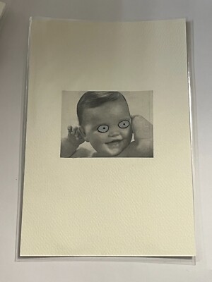 The Baby ACEO Artist Original Postcard Series Vintage Collage Art Mixed ...