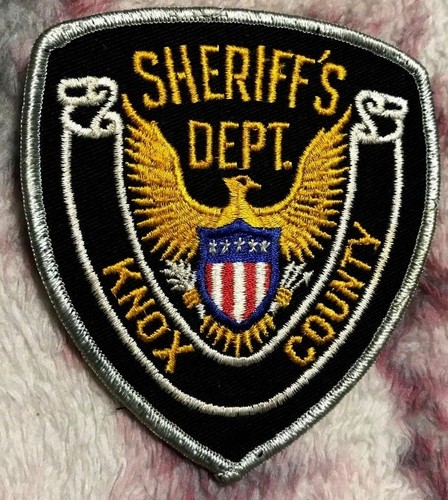 vintage "KNOX COUNTY SHERIFF" PATCH il ILLINOIS LAW ENFORCEMENT OFFICER ...