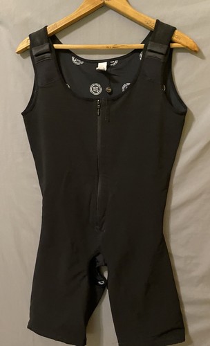 CYSM 204 Full Body Shaper Large Bio+ Skincare Black Zip Front 3 Hook ...