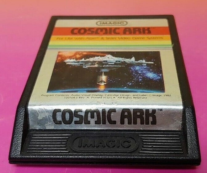Cosmic Ark ~ Atari 2600 Game Tested Works Rare Vintage Retro Original ...