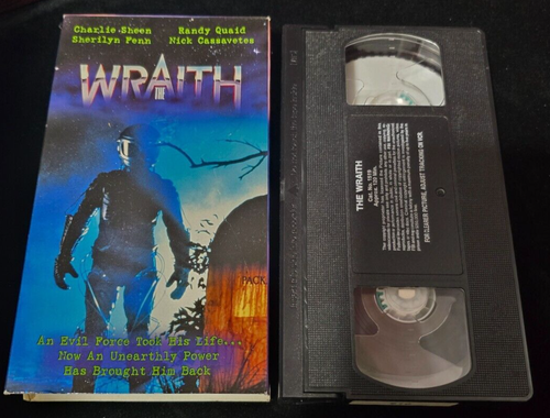 The Wraith VHS Video Cassette Tape Movie HORROR Action THRILLER Charlie ...