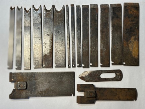 Lot of 17 Antique Cutters Blades For Stanley Plane No. 45 including ...