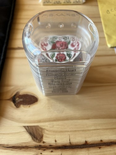 Craft Stamps Set (8) Stacking Stackable Plastic Acrylic Stamping New ...