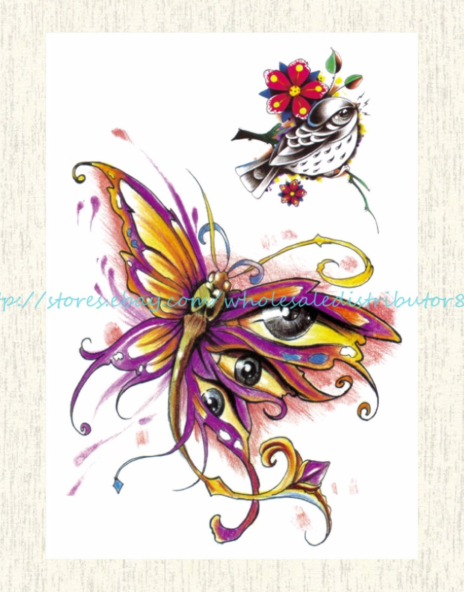 Evil Butterfly Tattoos