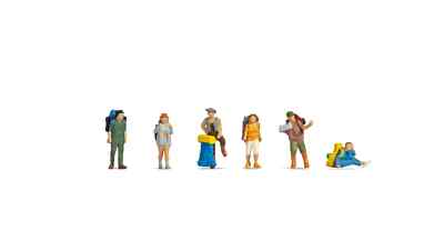 HO Scale people - 15247 - Backpackers and Hitchhikers | eBay Australia
