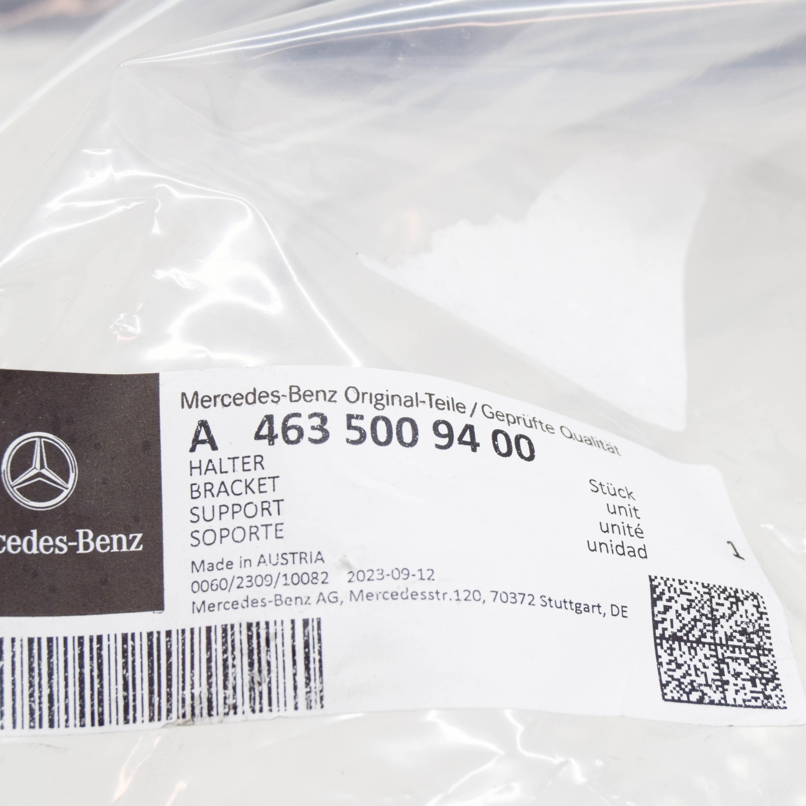 MERCEDES-BENZ G W463 Radiator Holder Right A4635009400 NEW GENUINE ...