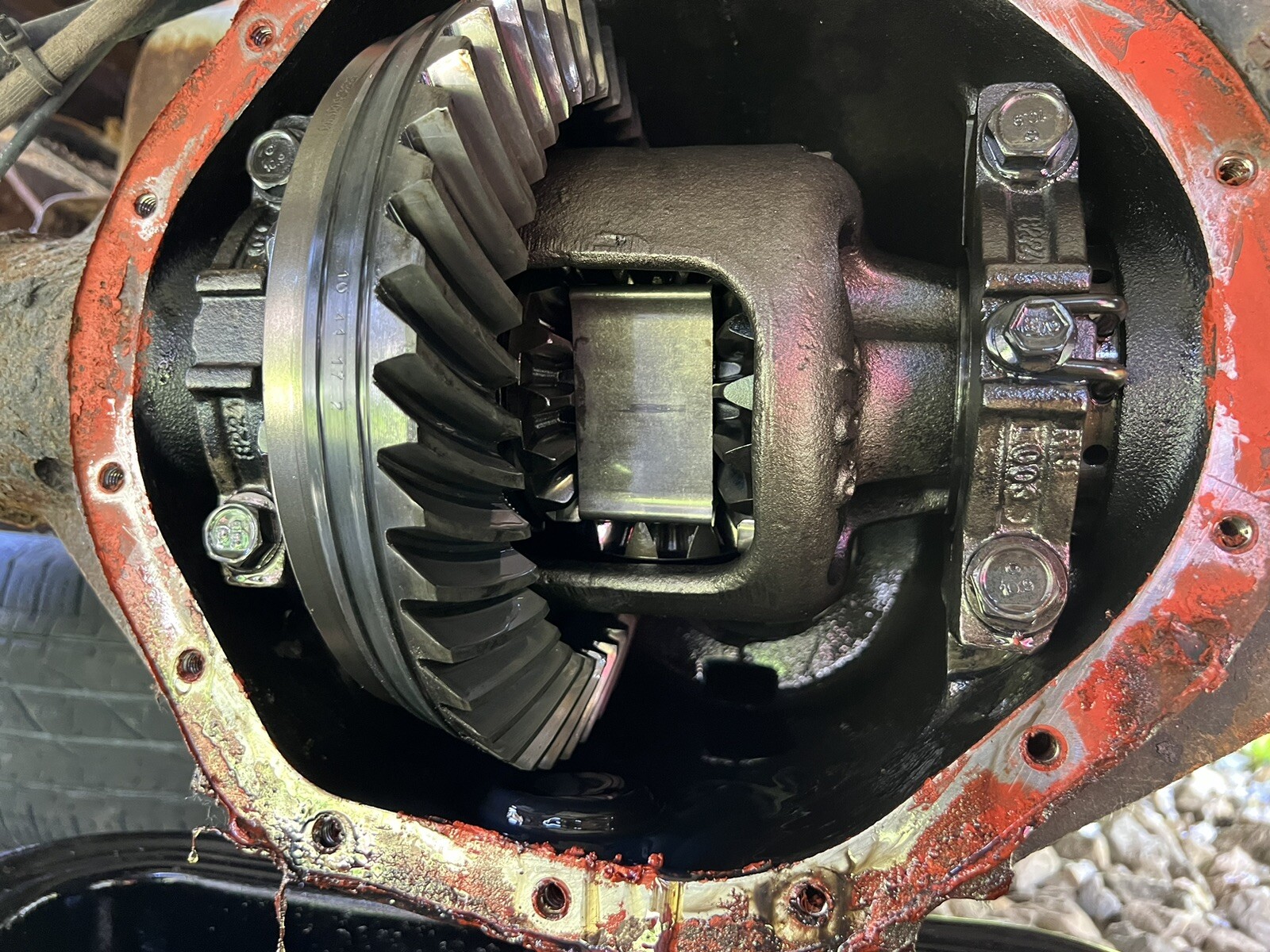 1988-2000 Chevy C2500 Rear Axle Differential 4.10 Ratio 14 Bolt GT5 G80 ...