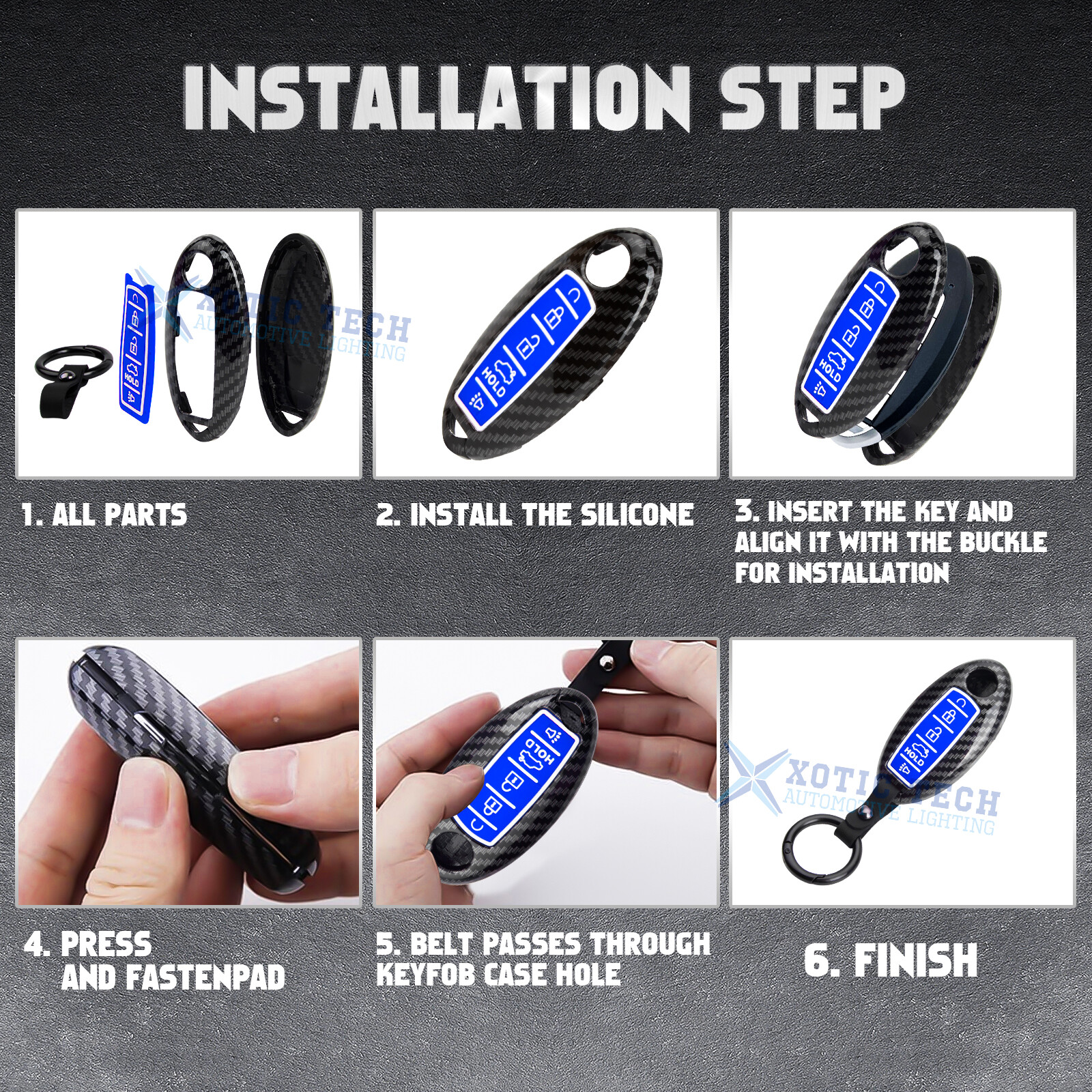 Key Fob Protector Skin Holder Cover For Infiniti QX30 QX70 G37 Nissan ...