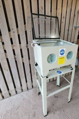 Sand Blasting CabinetSBC90 and Support Stand . Bench Top Blast Cabinet ...