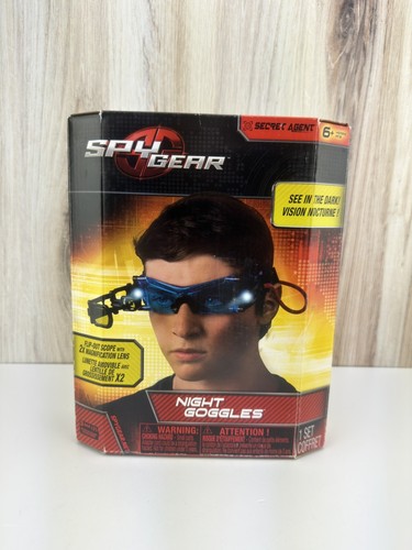 Spy Gear SG Night Vision Glasses Goggles Light Up Blue Spin Master NIB ...