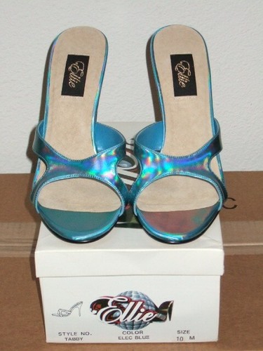 BRAND NEW Ellie TABBY Heels / Sandals - Electric Blue - Size: 10 | eBay