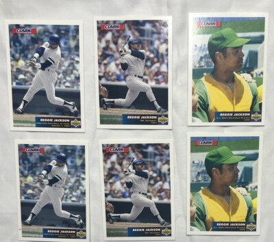 1993 Upper Deck Clark Reggie Bar Reggie Jackson 3 Card Complete Set (2 ...