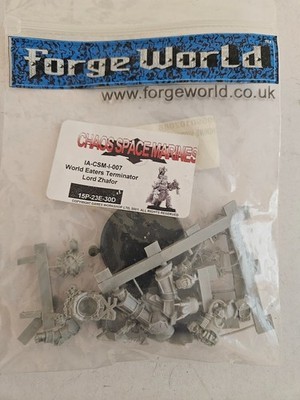 Khorne World Eaters Terminator Lord Zhufor - Forge World Warhammer 40K ...