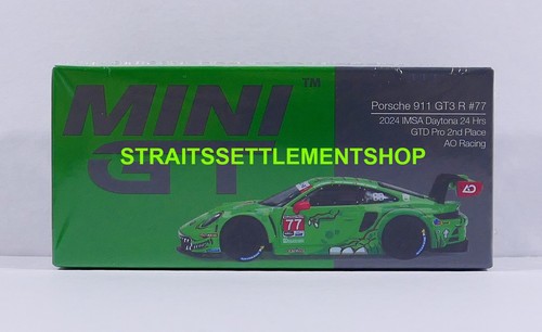 MINI GT #889 PORSCHE 911 GT3 R #77 2024 IMSA DAYTONA 24 HRS AO RACING ...