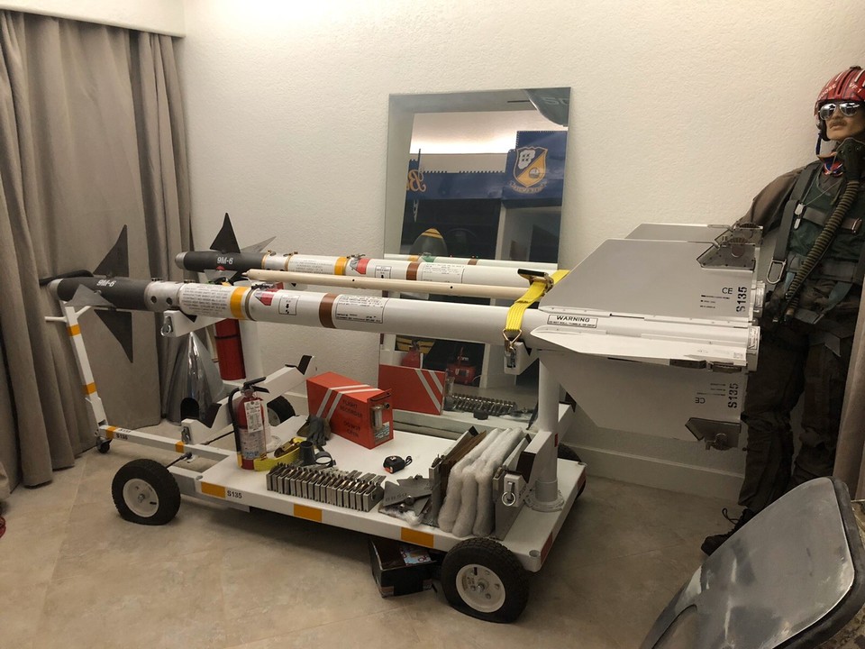 SOLD OUT! Ships DecRaytheon AIM 9 Sidewinder Missile replica full size ...