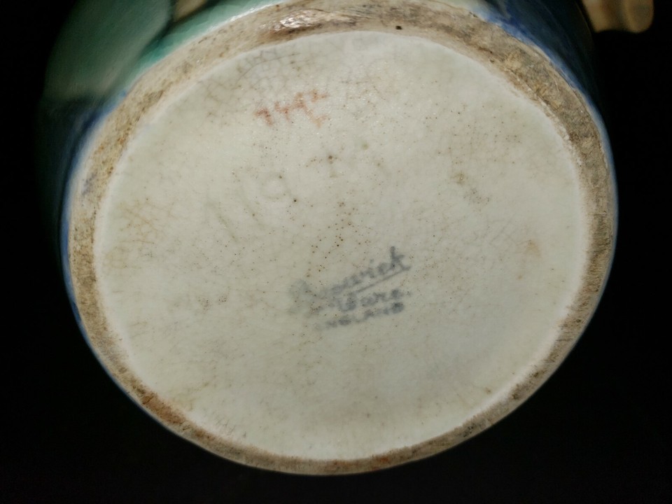 Antique 1935 Beswick ware Art Deco Flower Butterfly Ceramic Handle ...