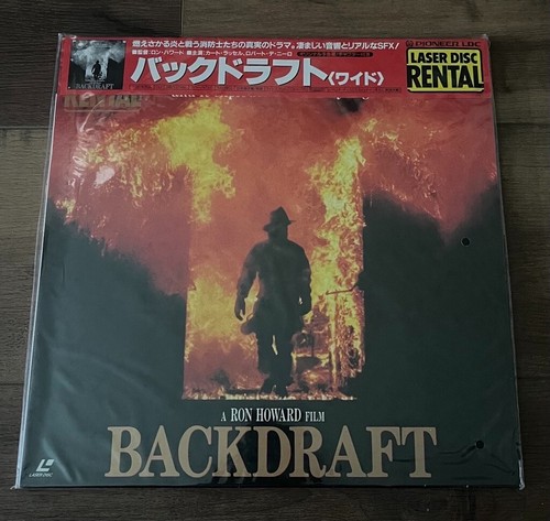 BACKDRAFT JAPANESE SEALED RENTAL PILR-1071 LASERDISC LD GOLD DISC BRAND ...