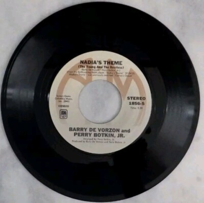BARRY DE VORZON and PERYY BOTKIN JR Nadia's Theme / Down The Line A&M ...