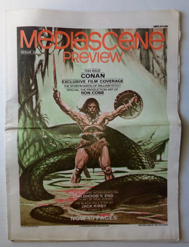 Mediascene Issue 38 July August 1979 Conan Jack Kirby Childhood's End ...