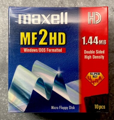 Maxell MF2HD 3,5" 1,44 Mo Disquettes - Paquet de 10 4902580320744 | eBay