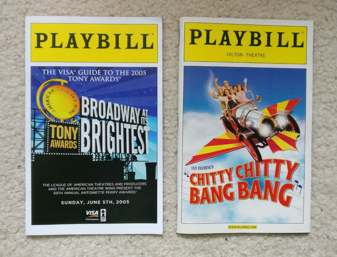 Playbill Program Booklet Lot of 2 - 2005 (May, June) | eBay