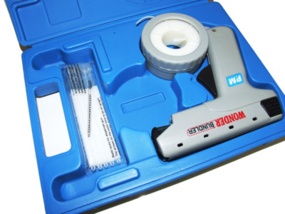 STRAP DISPENSER GUN WITH ZIP TIE ROLL PERFECT WORK BUNDLING ITEMS ...