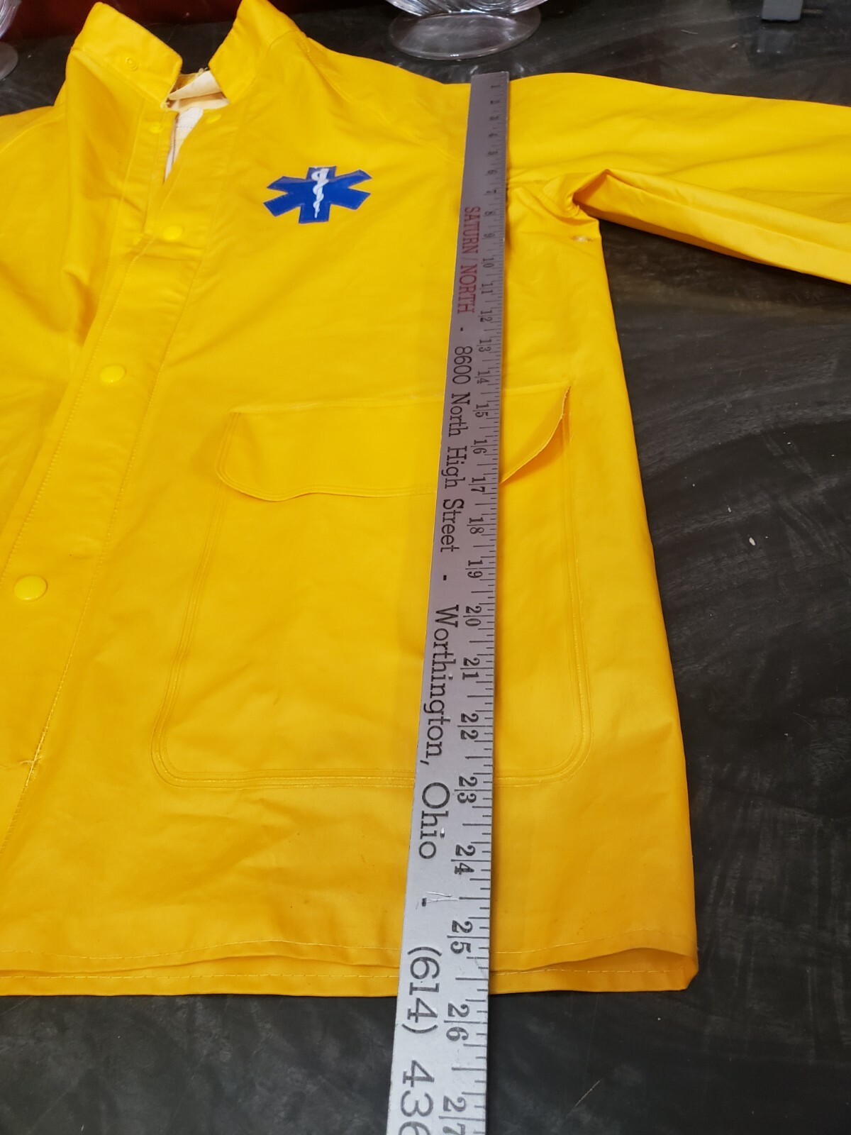 Star of Life Jacket EMS EMT Paramedic Raincoat Size S… - Gem