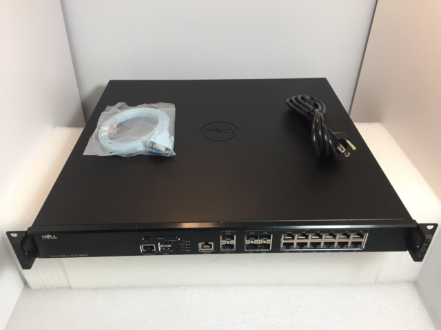 SonicWall NSA 3600 Network Security Appliance - Black (01-SSC-3851) for ...
