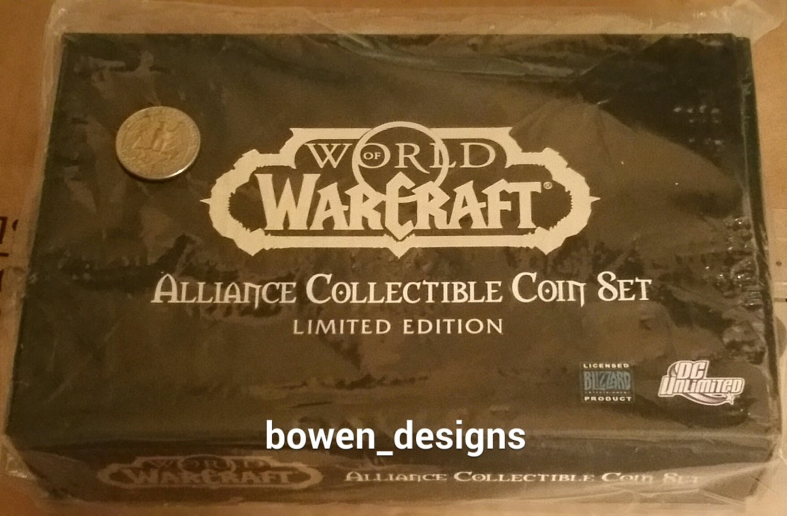 World of WarCraft Alliance Collect Coin Set Gold Silver Copper Plated ...