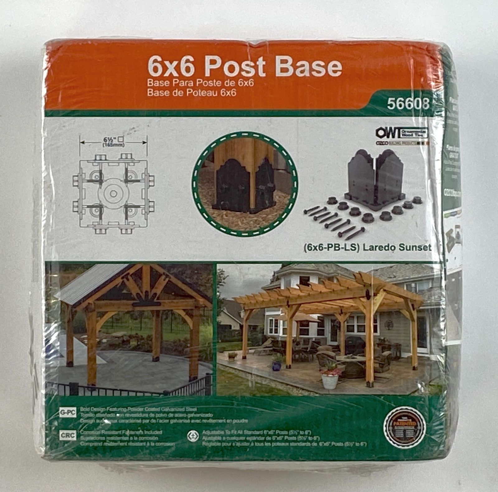 Ozco 56608 6x6 inch Post Base Kit for sale online | eBay