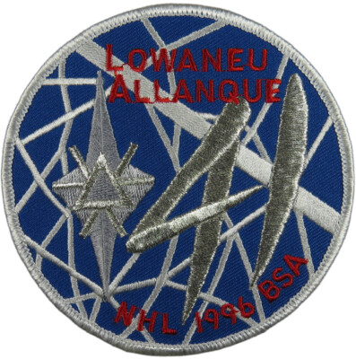 Lowaneu Allanque Lodge 41 Three Fires Council IL 1996 NHL WHT Bdr ...