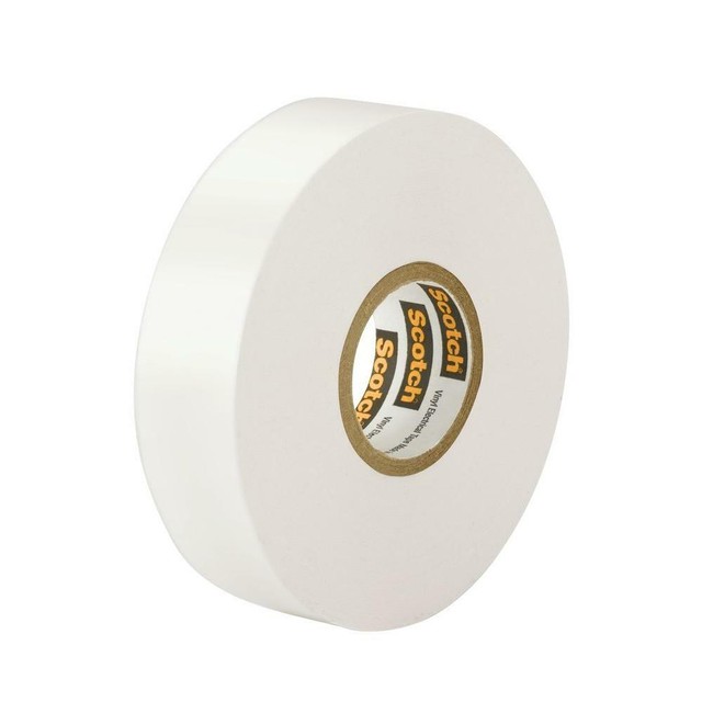 Scotch 35 White Vinyl Electrical Tape Professional 3/4" W X 66 Ft. 3 ...