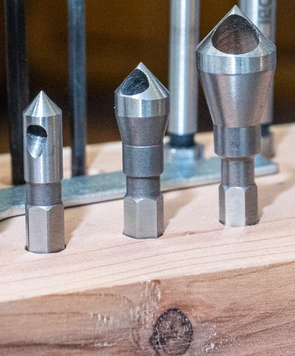 Carbon Steel Countersink and Deburring Tool Set, 3 Pc. 638084219881 | eBay