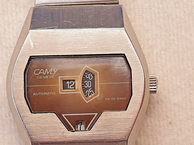 CAMY GENEVE AUTOMATIC JUMP WATCH WITH DATE | eBay