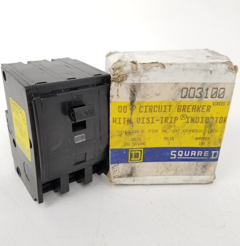 QO3100 Square D 100 Amp Circuit Breaker *NEXT DAY AIR OPTION* NEW | eBay